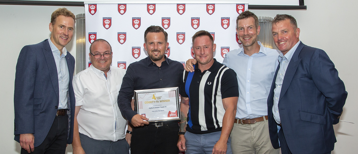 Hampshire FA Grassroots Club of the Year WINNERS 2023 - Hythe & Dibden ...